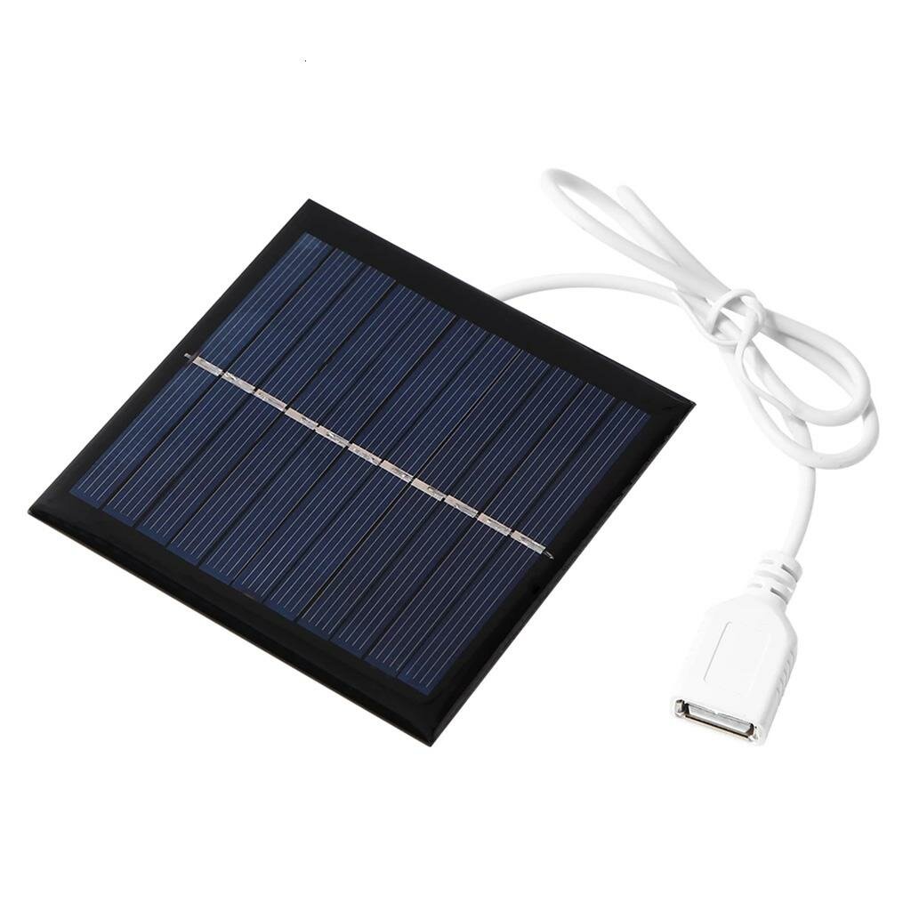 Мини-солнечная панель 1 Вт 5,5 В USB