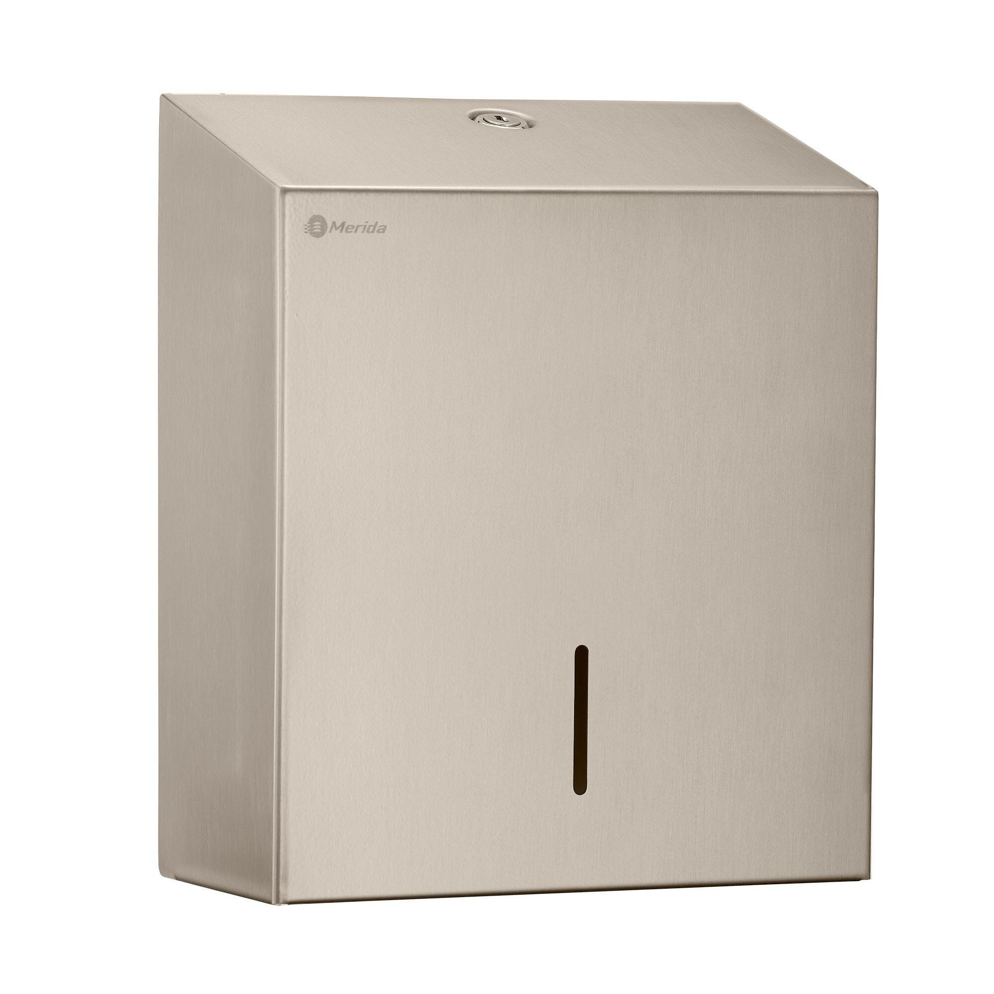 Диспенсер для туалетной бумаги Merida Stella R BSA203. R цвет Нержавеющая сталь