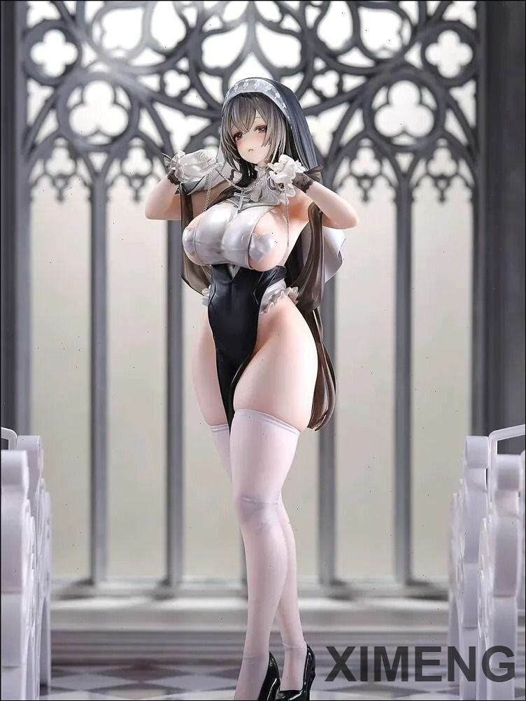 Фигурка аниме 18+ сексуальная девушка ( Prayer Nun Anime Pvcaction Figure Model Toy Beautiful Girl )25cm-пакет with box