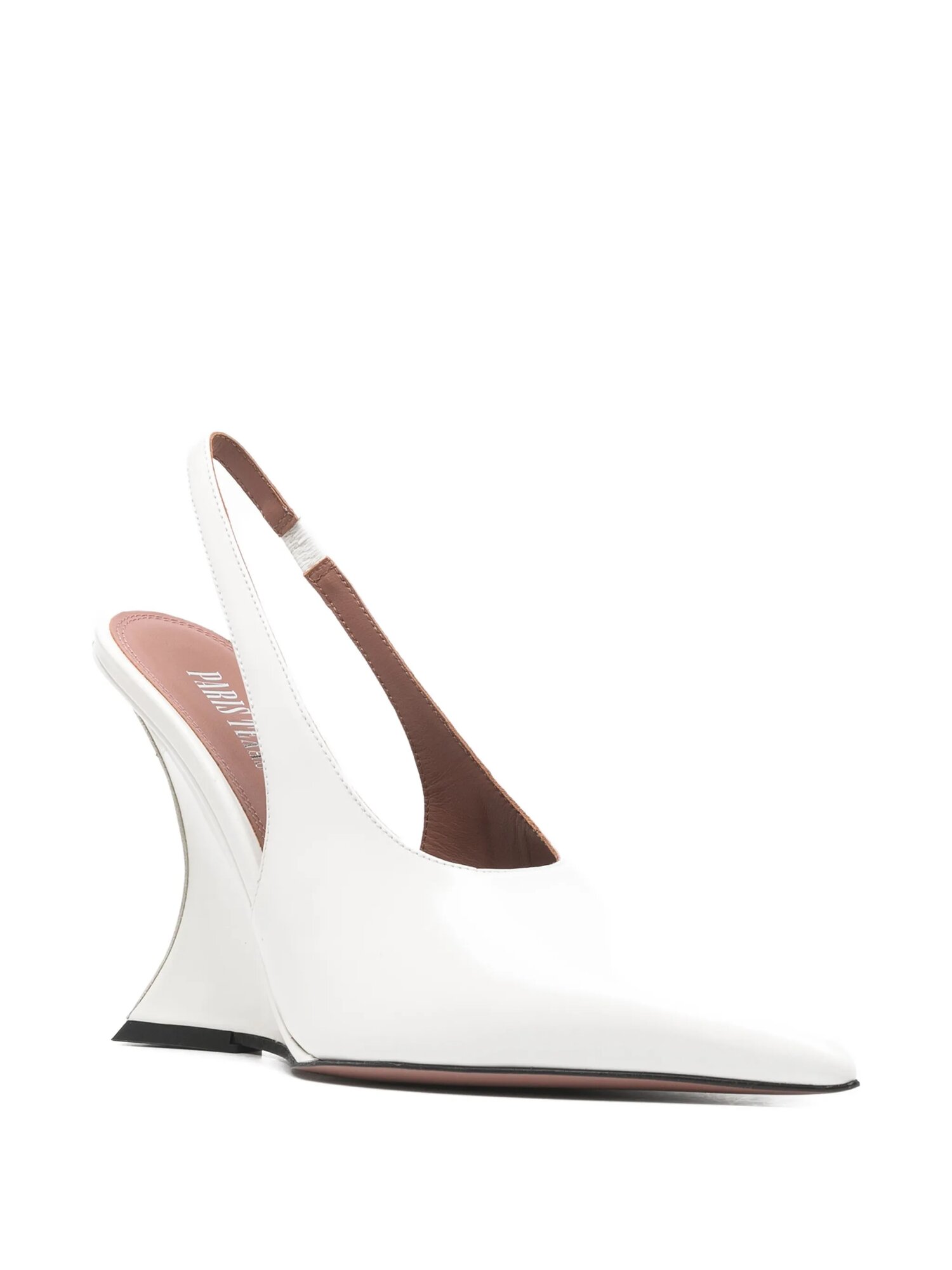 Туфли PARIS TEXAS Sculpted-heel pumps, размер 37, white — фото 1