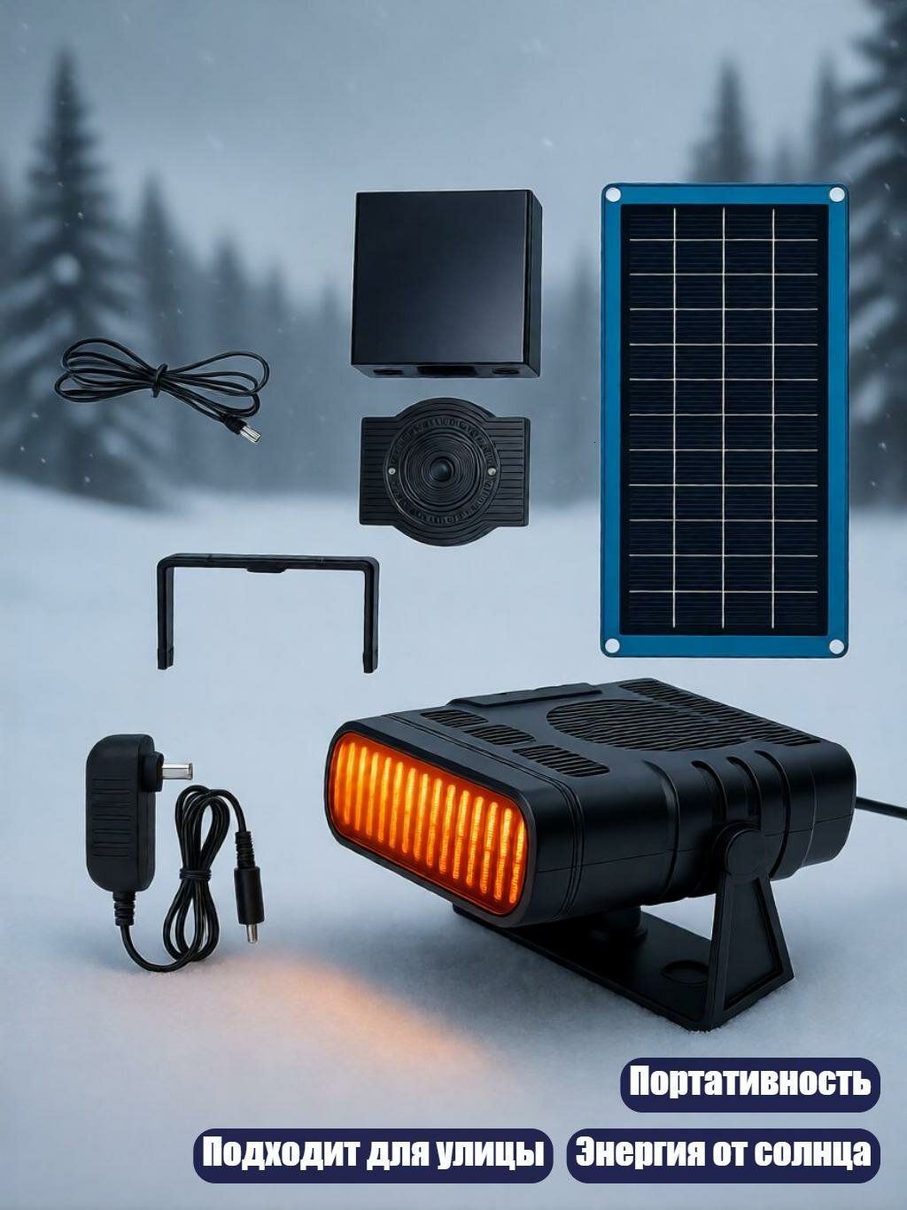 Солнечный обогреватель для улицы