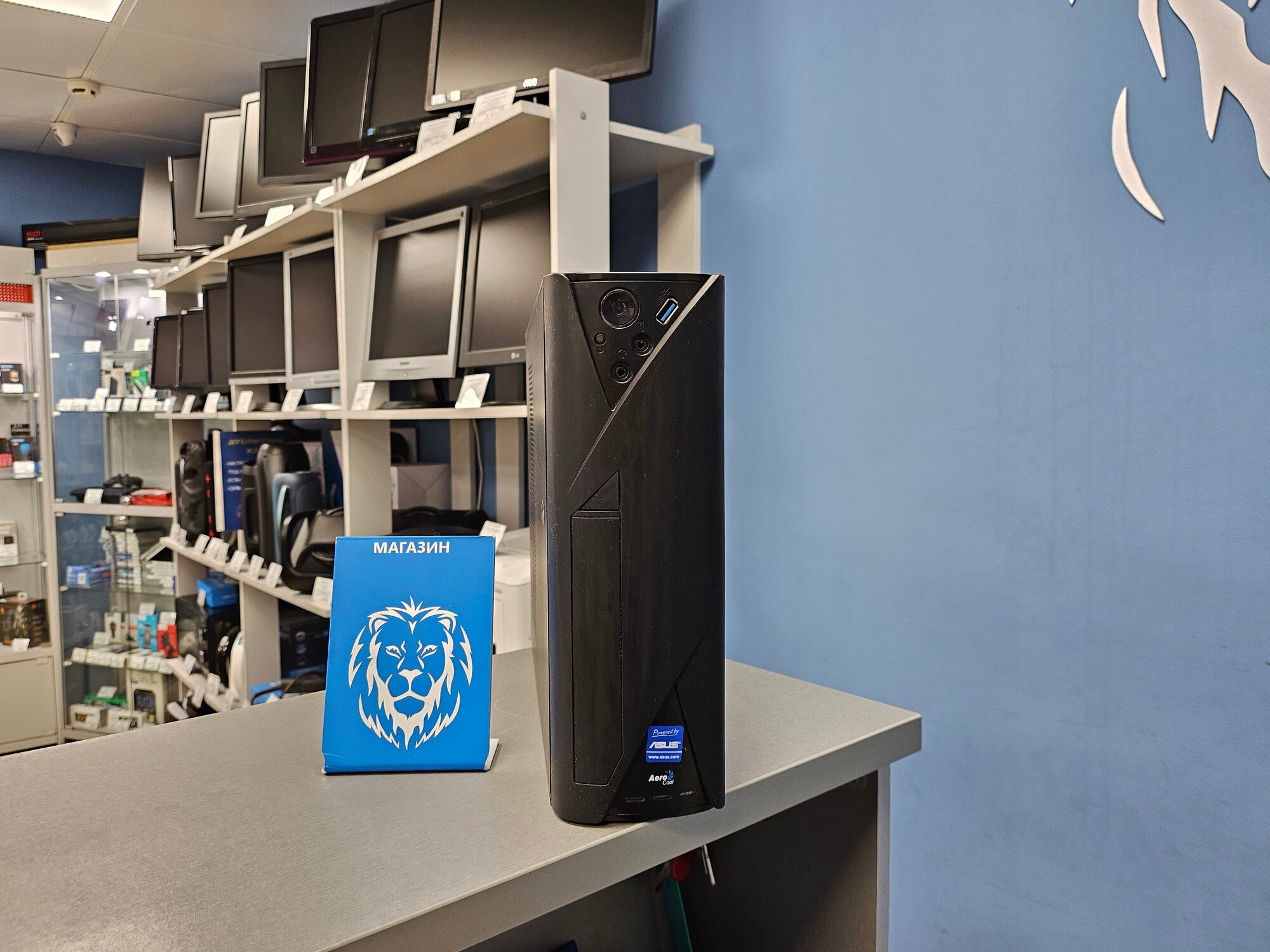 Системный блок AeroCool Asus i3-4160/8/120/Intel HD Graphics