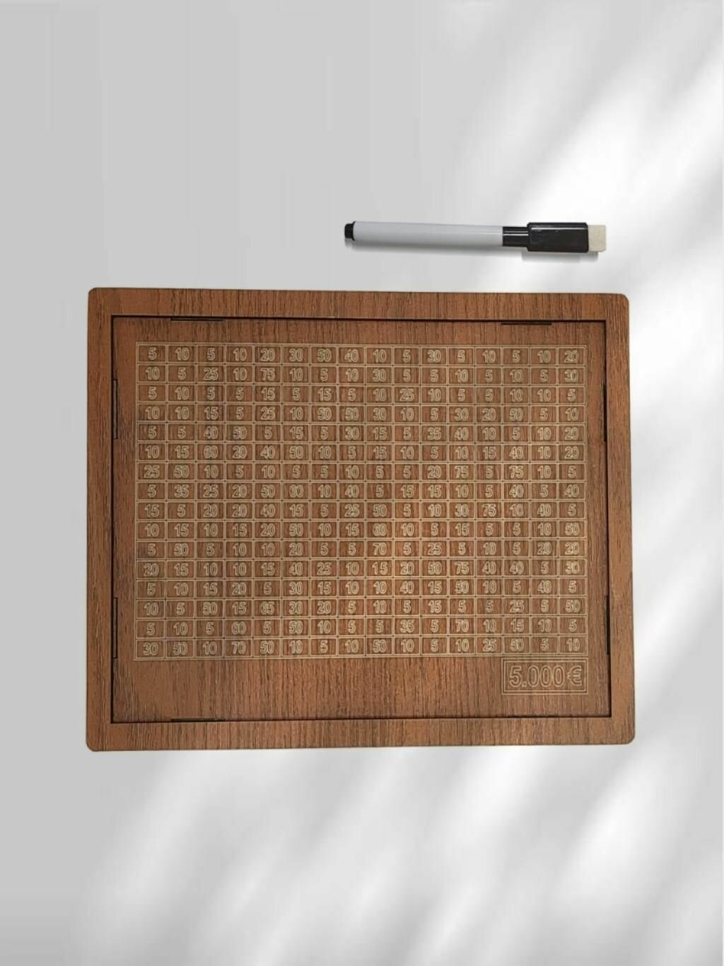 Деревянная копилка с подсчетом для дома, 5000