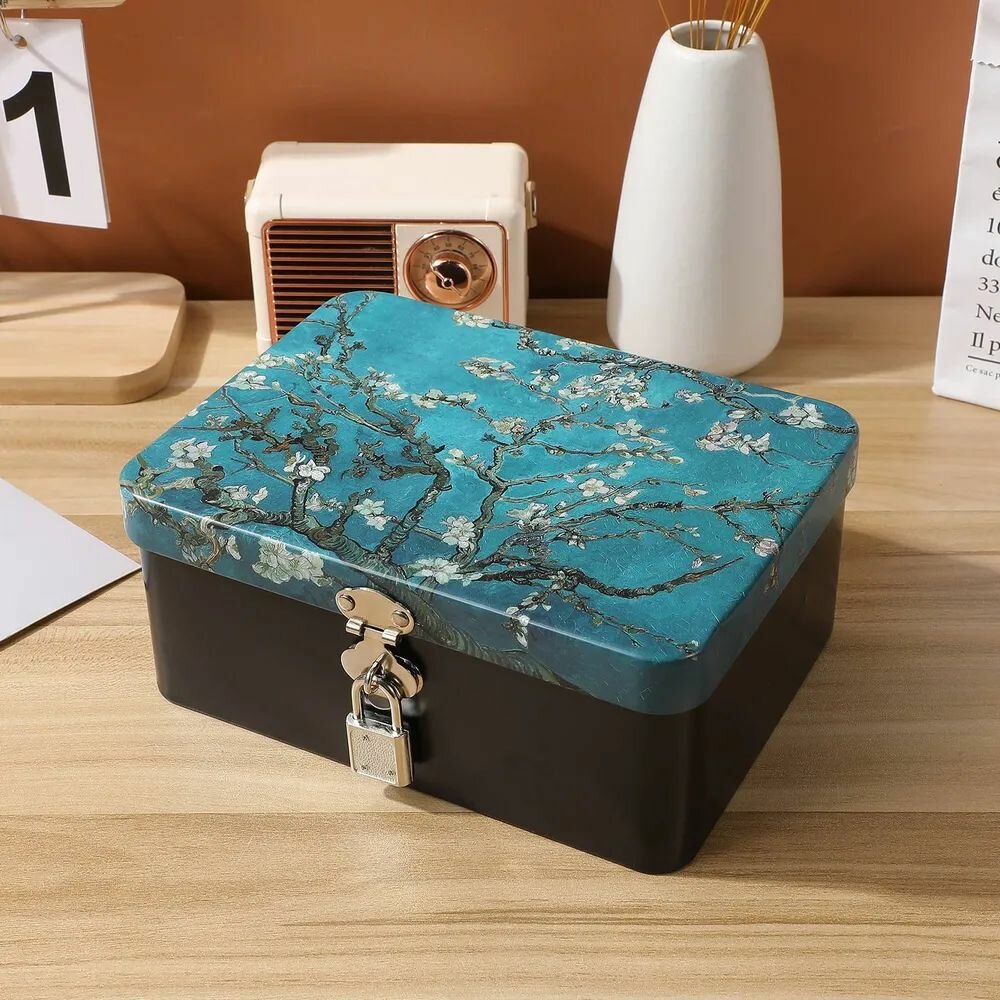 Коробка для хранения длина 17.69 см, ширина 13.31 см, высота 7.75 см.