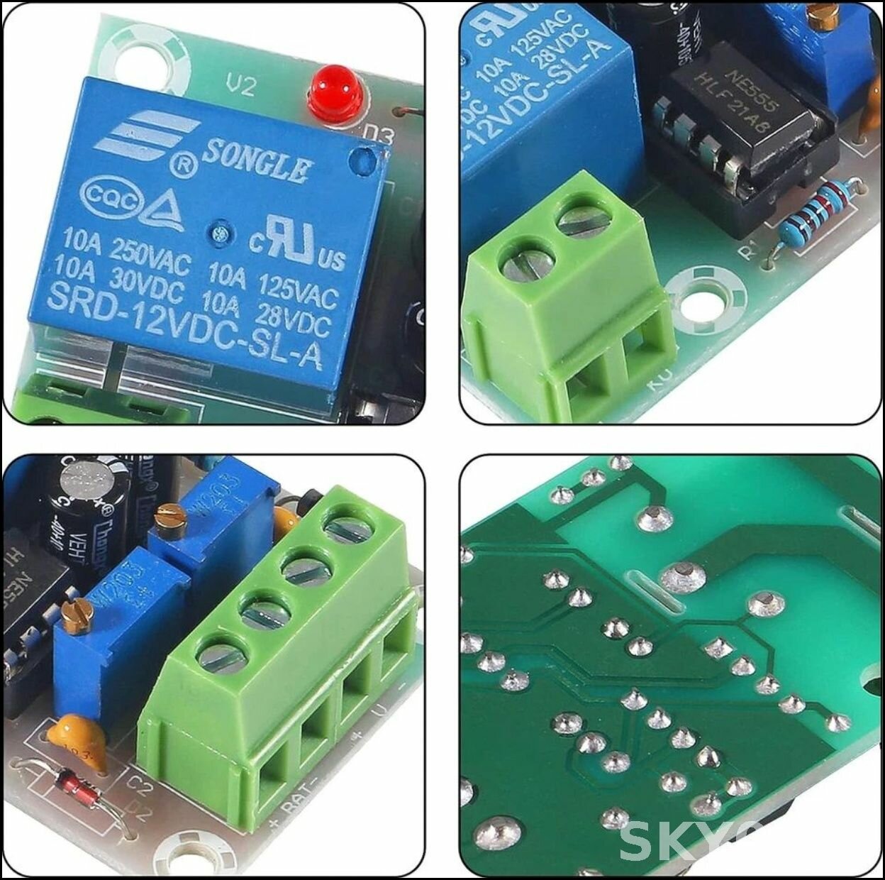 Интеллектуальное зарядное устройство XH-M601 DC 12V smart charger/Плата управления зарядкой аккумулятора 1 Шт