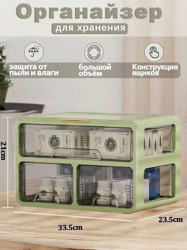 Аптечка домашняя большая контейнер/ органайзер для хранения лекарств и таблеток