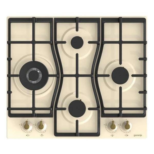 Встраиваемая газовая панель независимая Gorenje GW6D42CLI бежевая