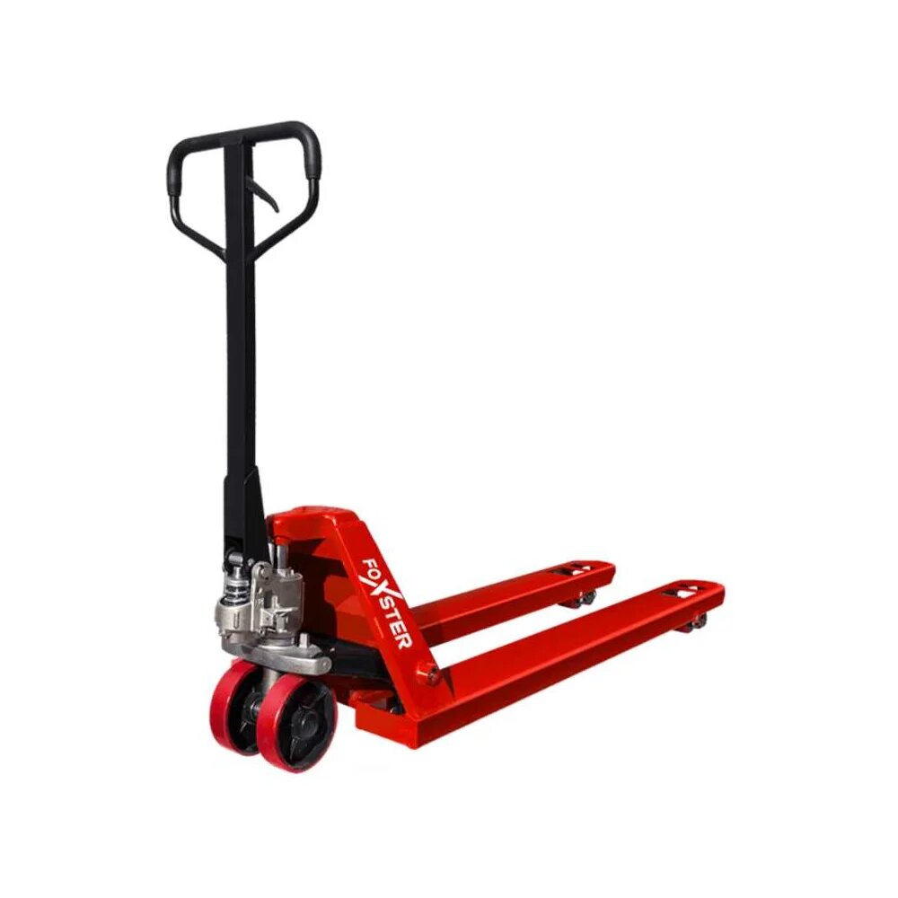 Гидравлическая тележка PROLIFT AC 25, 2500 кг, 1150х550мм, полиур. колесо, дв. пол. ролик, цвет красный AC 25-1150x550-P/P-R