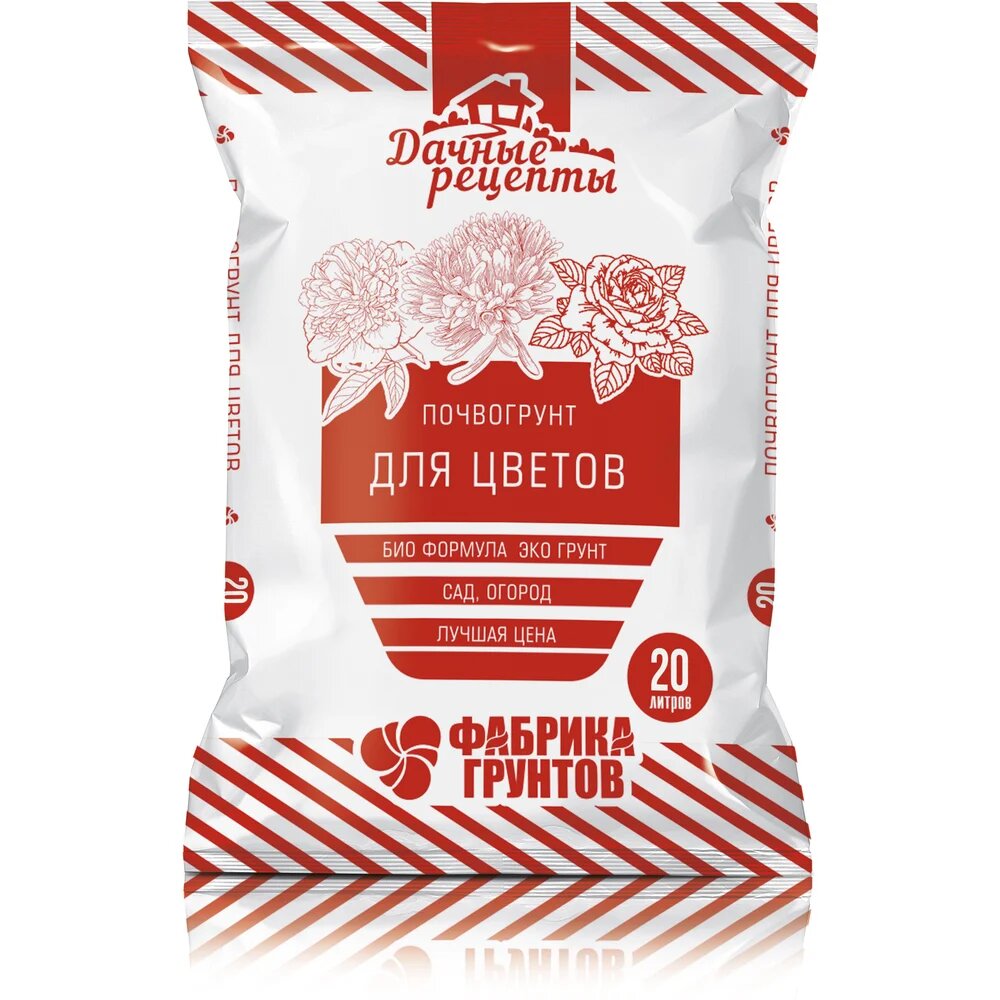 Грунт для цветов 20 л Дачные рецепты 6654