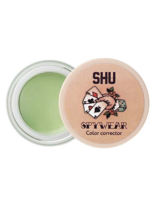 SHU Высокопигментированный корректор для лица Spywear Color Corrector, №32 Зеленый, 2.8 г