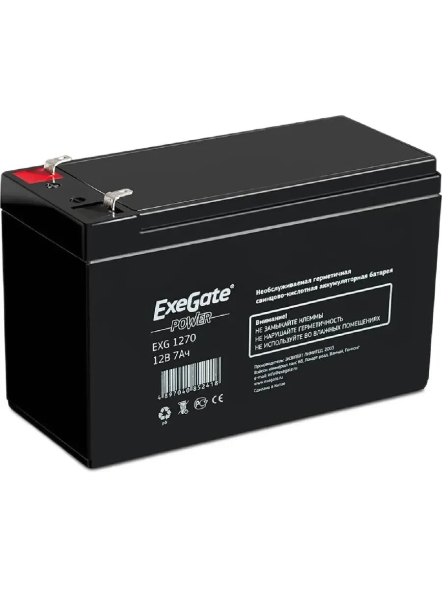 Аккумулятор для ИБП DTM 1207 (12V 7Ah, клеммы F2)