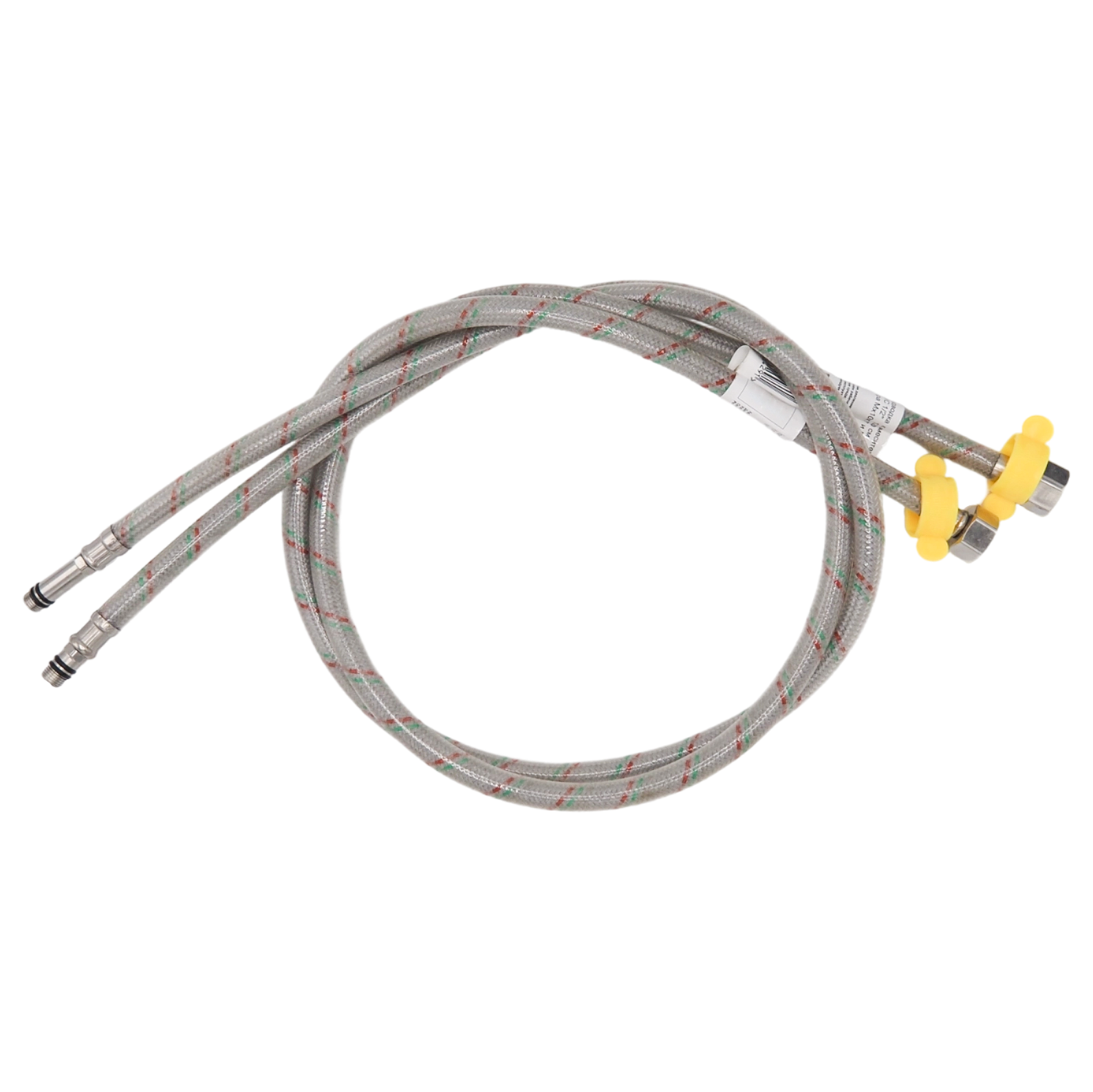 Подводка к смесителям "нейлон" RVC, ПВХ покрытие, 120 см, пара Мх10х17, Мх10х33