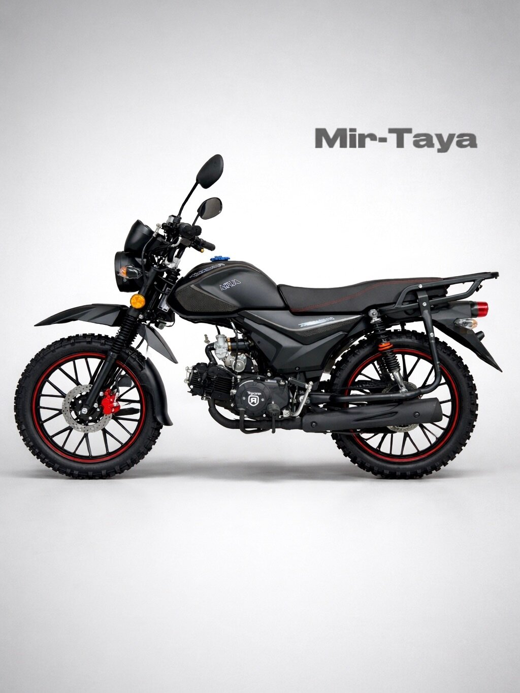 Мопед ROCKOT ALPHA OFFROAD M-12 (черный матовый) 125 см3 (2024 год)