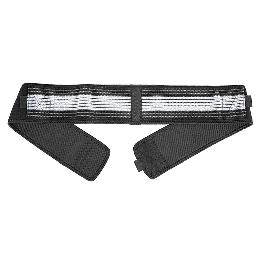 Регулируемый поясной бандаж для занятий спортом и фитнесом-черный-S