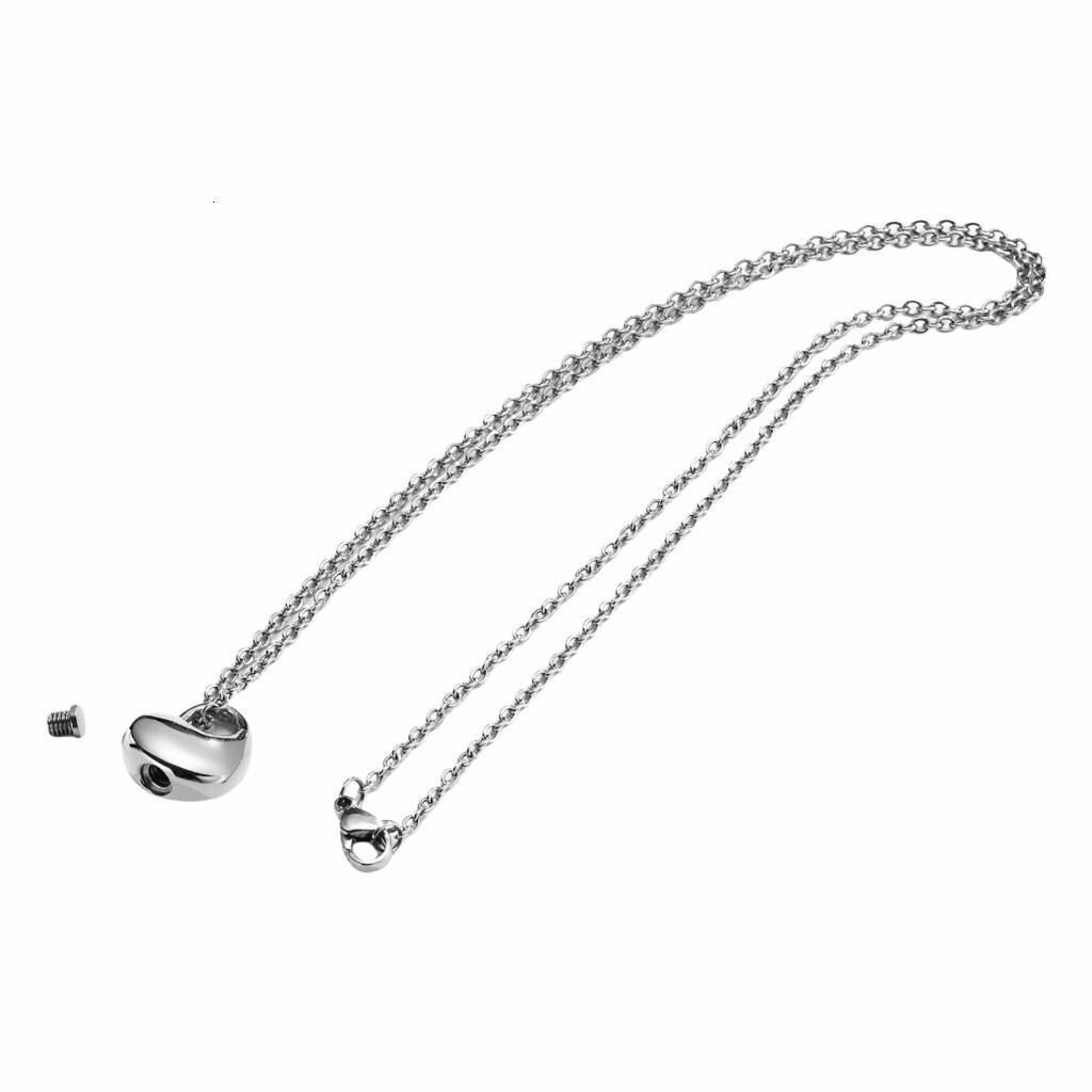 Медальон-урна для праха, Стальной цвет