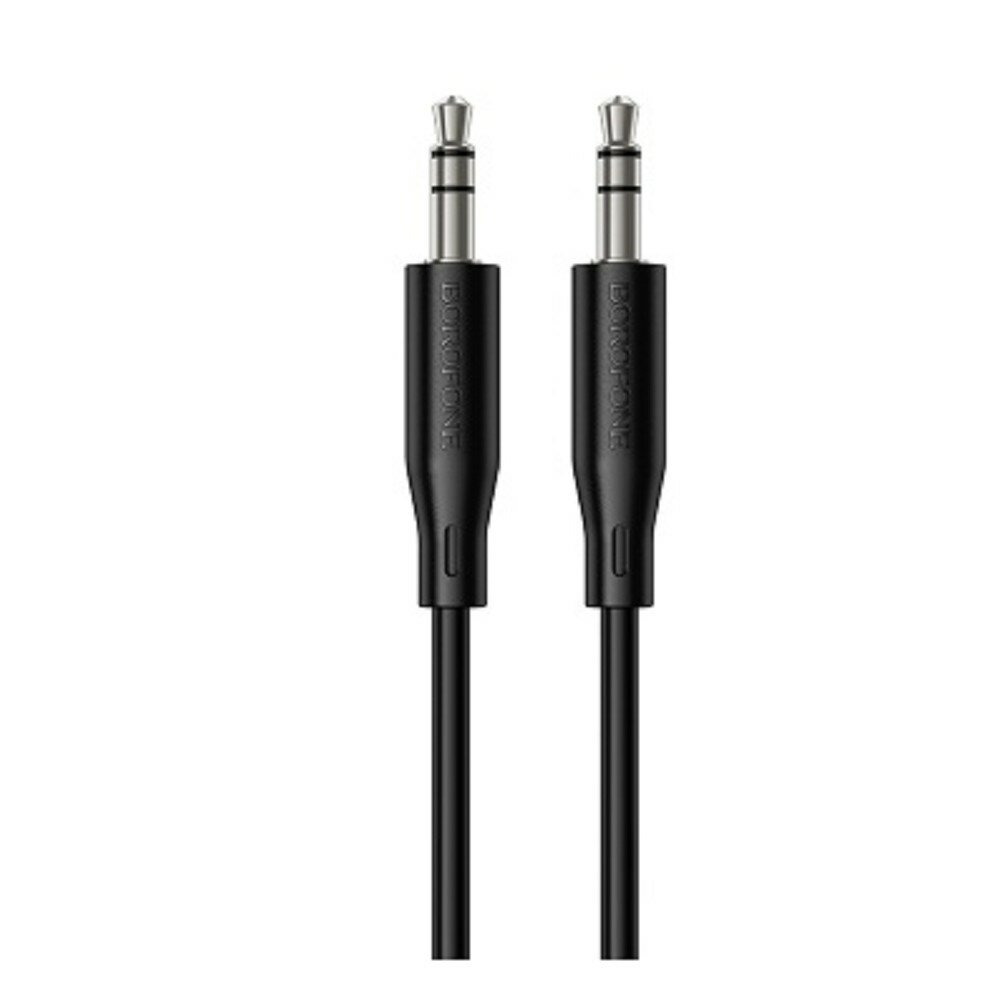 Аудио кабель переходник BOROFONE BL26 Jack 3.5 mm (male) - Jack 3.5 mm (male)