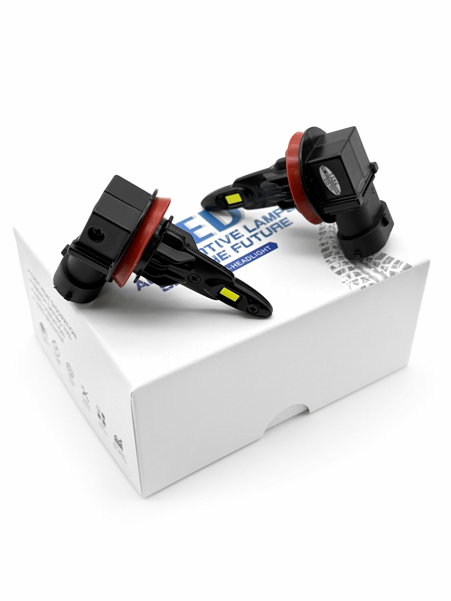 Светодиодные лампы H8 LED в птф для Daewoo Gentra 2013-2015 / Лед лампы H8 в птф для Дэу Гентра