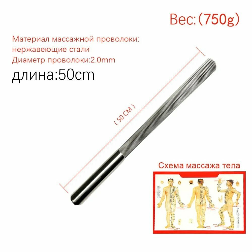 Массажный веник (усиленный)/нержавеющая сталь вес