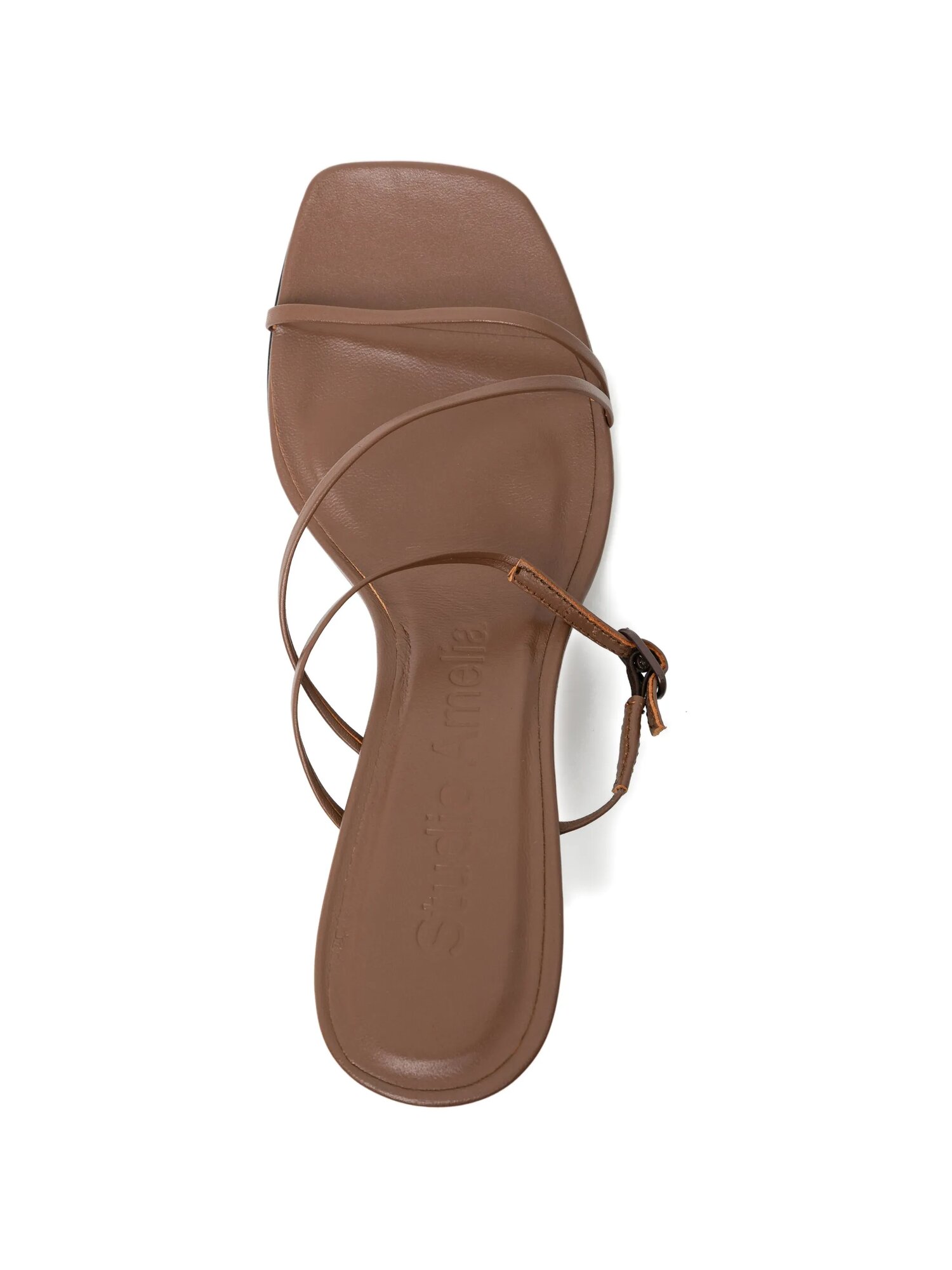 Босоножки STUDIO AMELIA 70mm cross-front sandals, размер 38, brown — фото 1