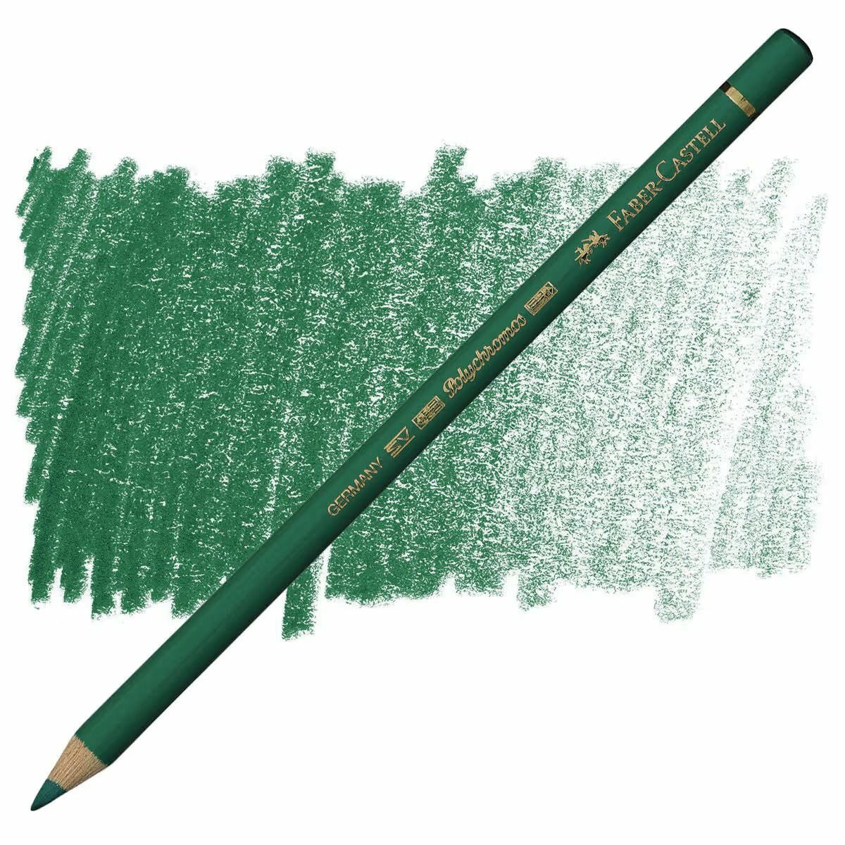 Карандаш цветной Faber-Castell "Polychromos", 1 шт, цвет №264 темно-зеленый
