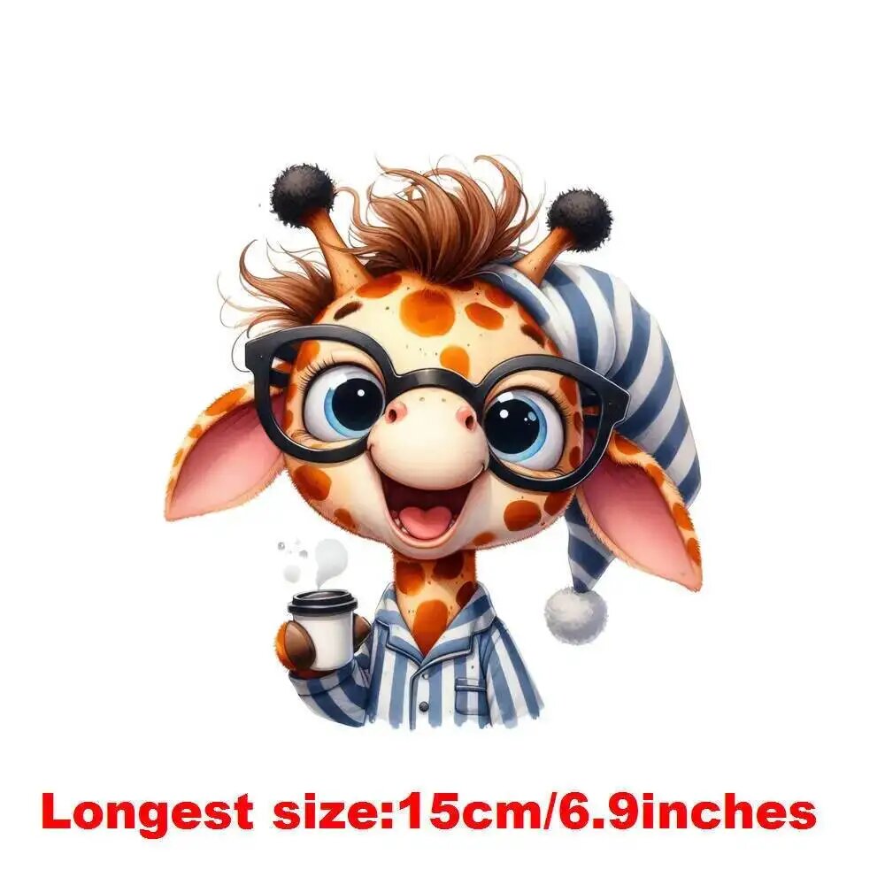 Термопереносные нашивки для детской одежды 15см Тигр YTH0416-13