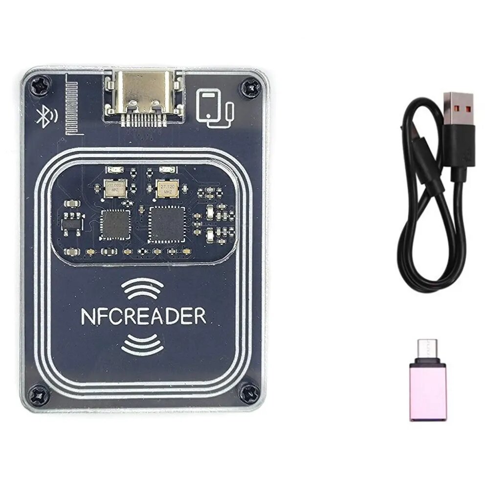 PCR532 NFC RFID Bluetooth беспроводной модуль IC Card Reader Writer Emulator Minicopy с интерфейсом Type-C