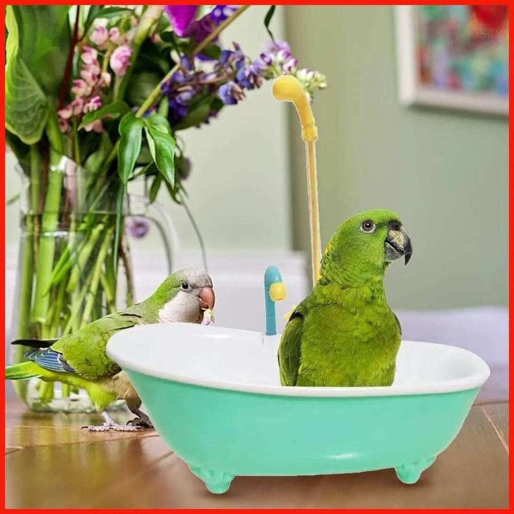 Купалка для попугаев, Автоматическая ванна Parrot для душа для птичьей ванны зоотовары