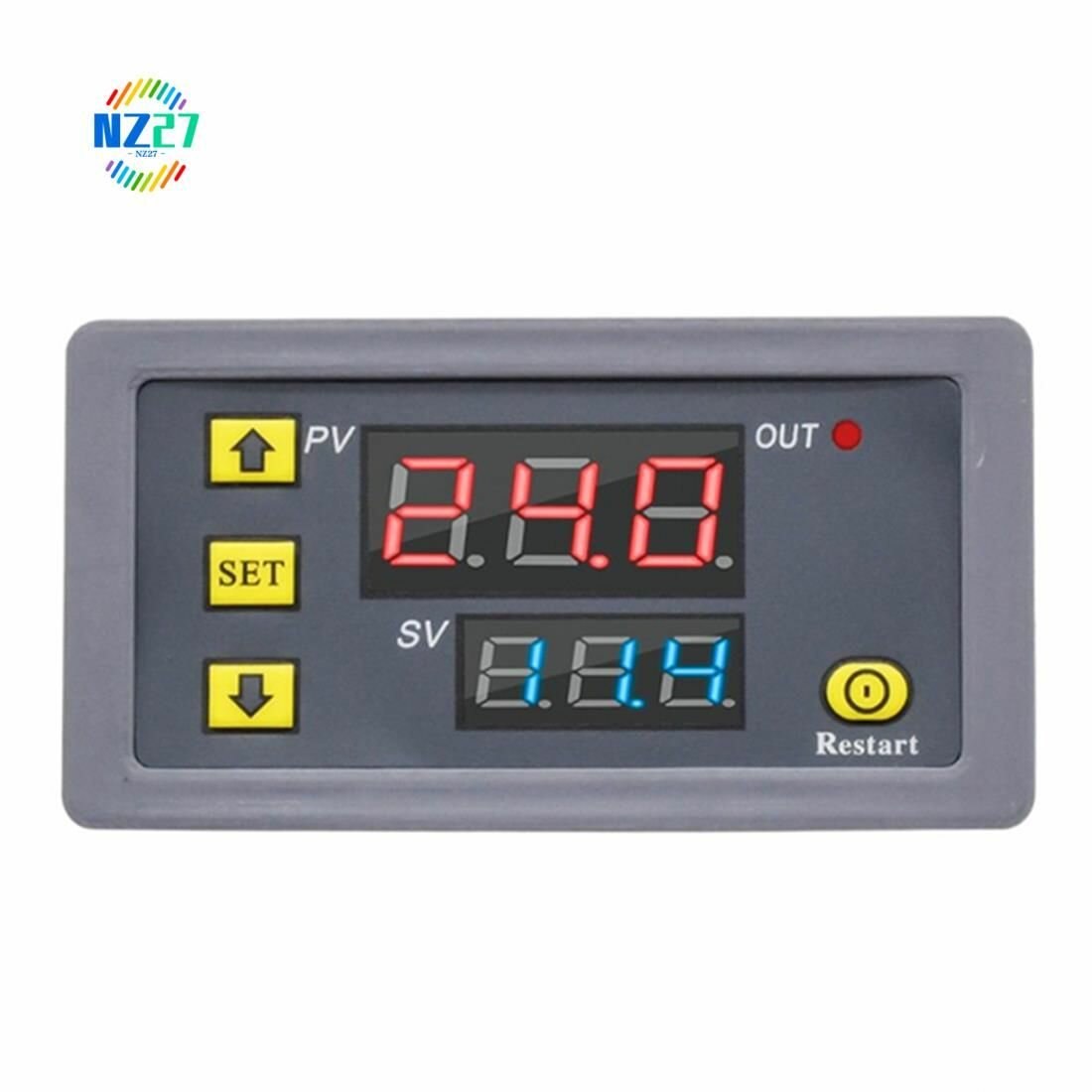 (P S M J) Цифровое реле задержки времени, светодиодный дисплей, переключатель управления таймером цикла, регулируемое DC12V