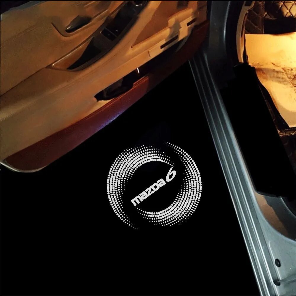 Светодиодные лампы/Автомобильные фонари/Проекция логотипа авто/Мазда , Mazda 6 GH 2008-2013(2 шт.)