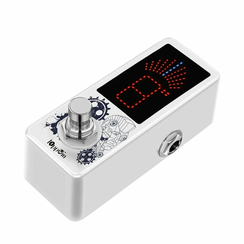 Хроматический Тюнер LT-910: Точная Настройка от A0(12Hz) до C8(4186Hz), Светодиодная Индикация, Металлический Корпус