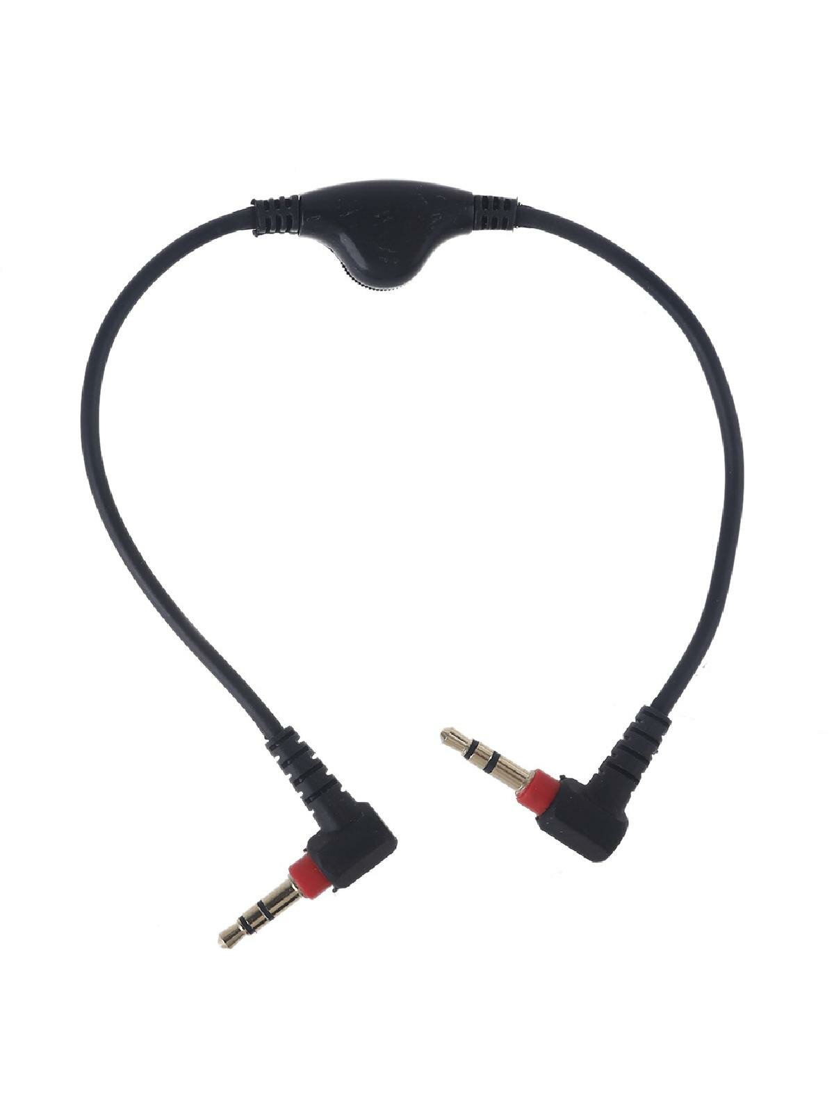 3,5 мм аудио стерео разветвитель Удлинительный кабель с двойной регулировкой громкости на 90 °