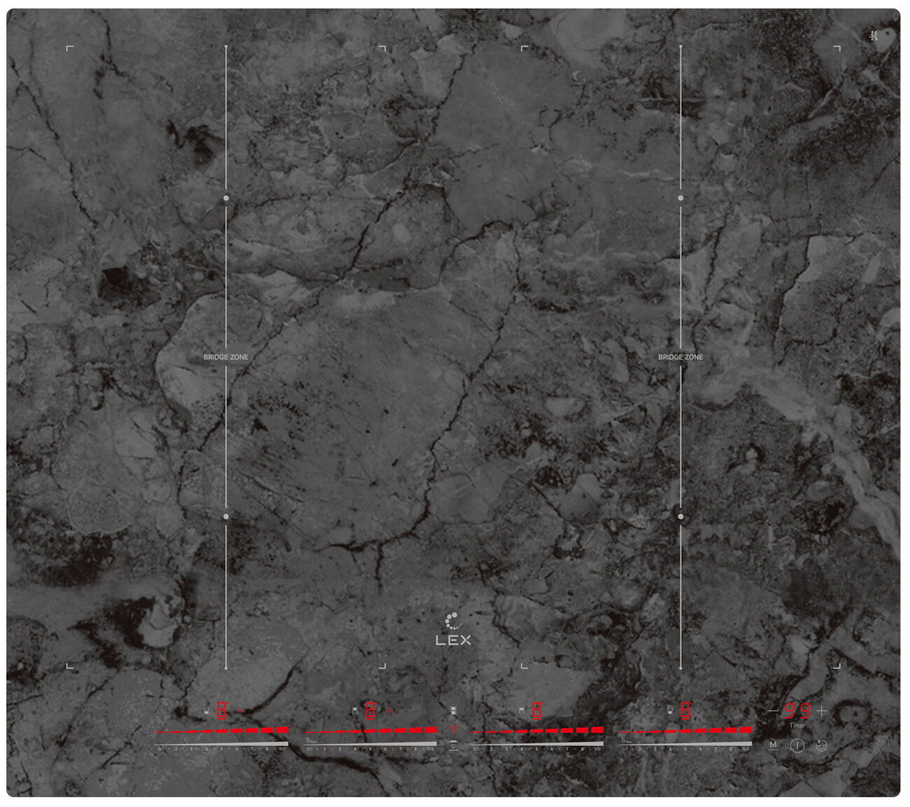 Электрическая варочная панель LEX EVI 640-1 F I DS