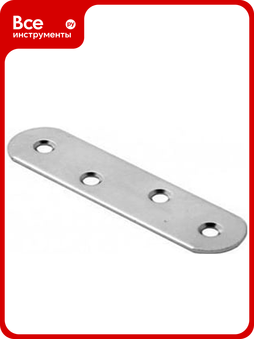 Крепежная пластина крепко-накрепко ПК 100 цинк. подвес 4 48188