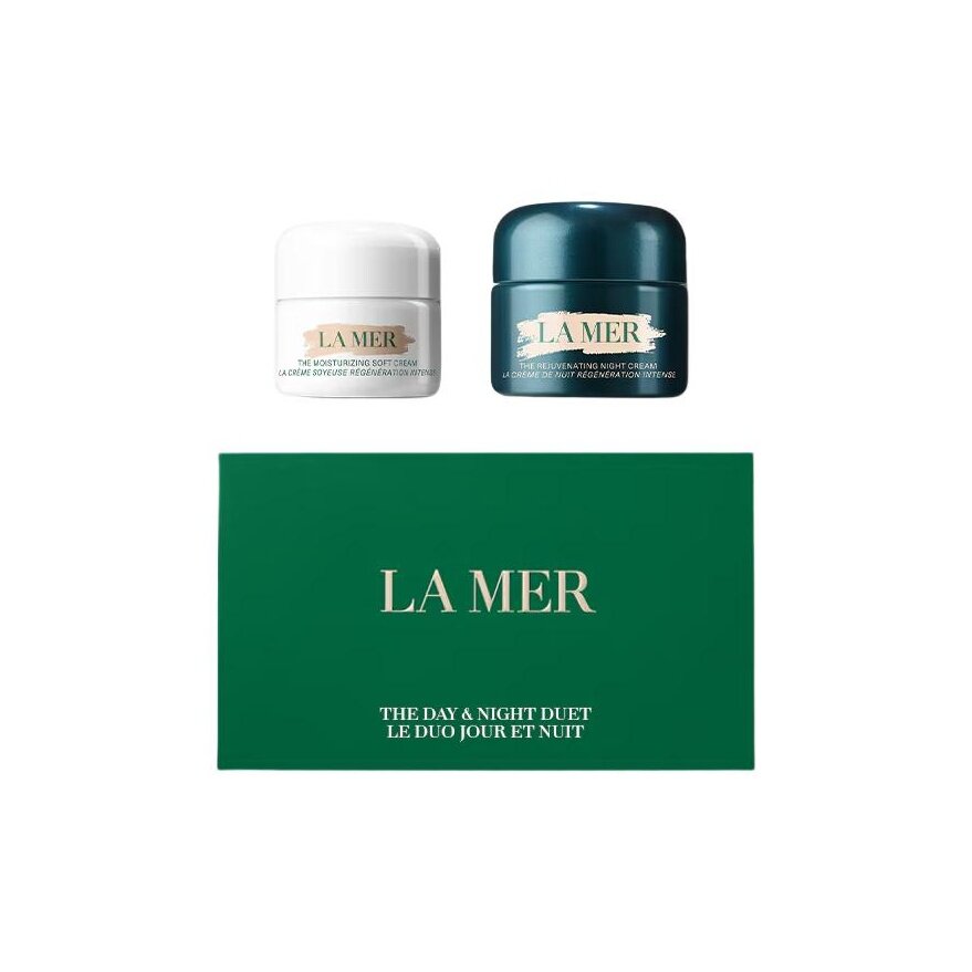 La Mer Day и Ночной DUO Облако Бархат Иней Вечерний Иней Кремовая текстура для лица Набор волшебных цветов