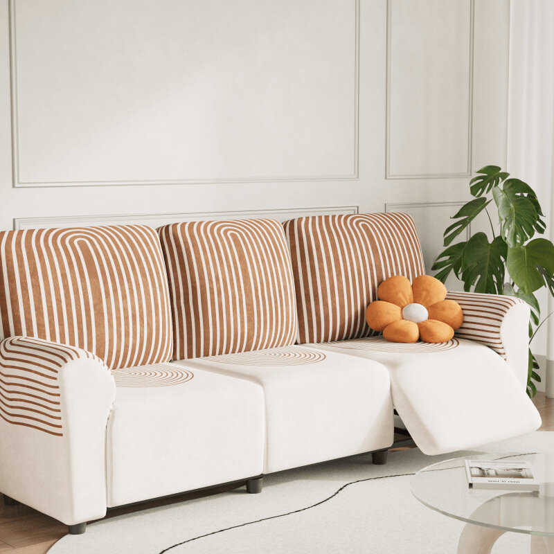 Чехол для дивана Chivas Regal, чехол для дивана Chivas Regal, серебряный лисий бархат, полное покрытие, первоклассный электрический диван, защитник на три места