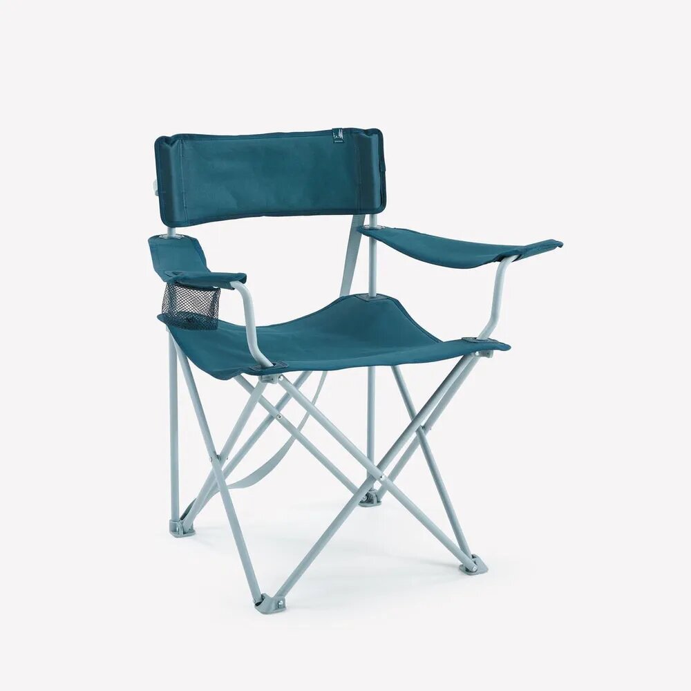 DECATHLON Стул складной туристический 75*15*15 см, темно-бензиновый синий