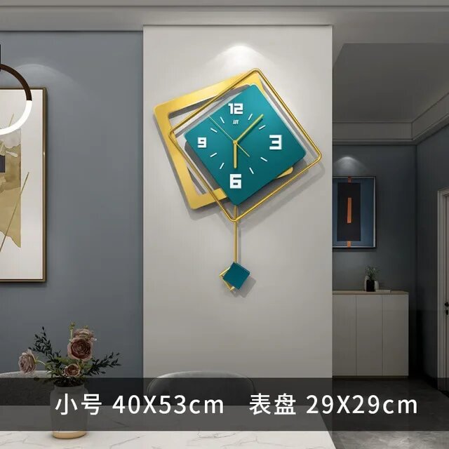 Настенные часы с качелями 1PCS STYLE A