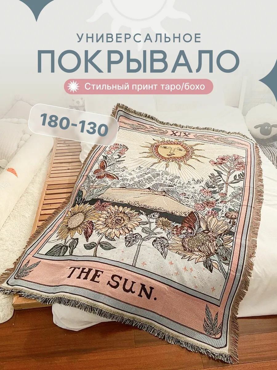 IKEA Плед плюшевый , Шелковый софт, 180 см х 130 см