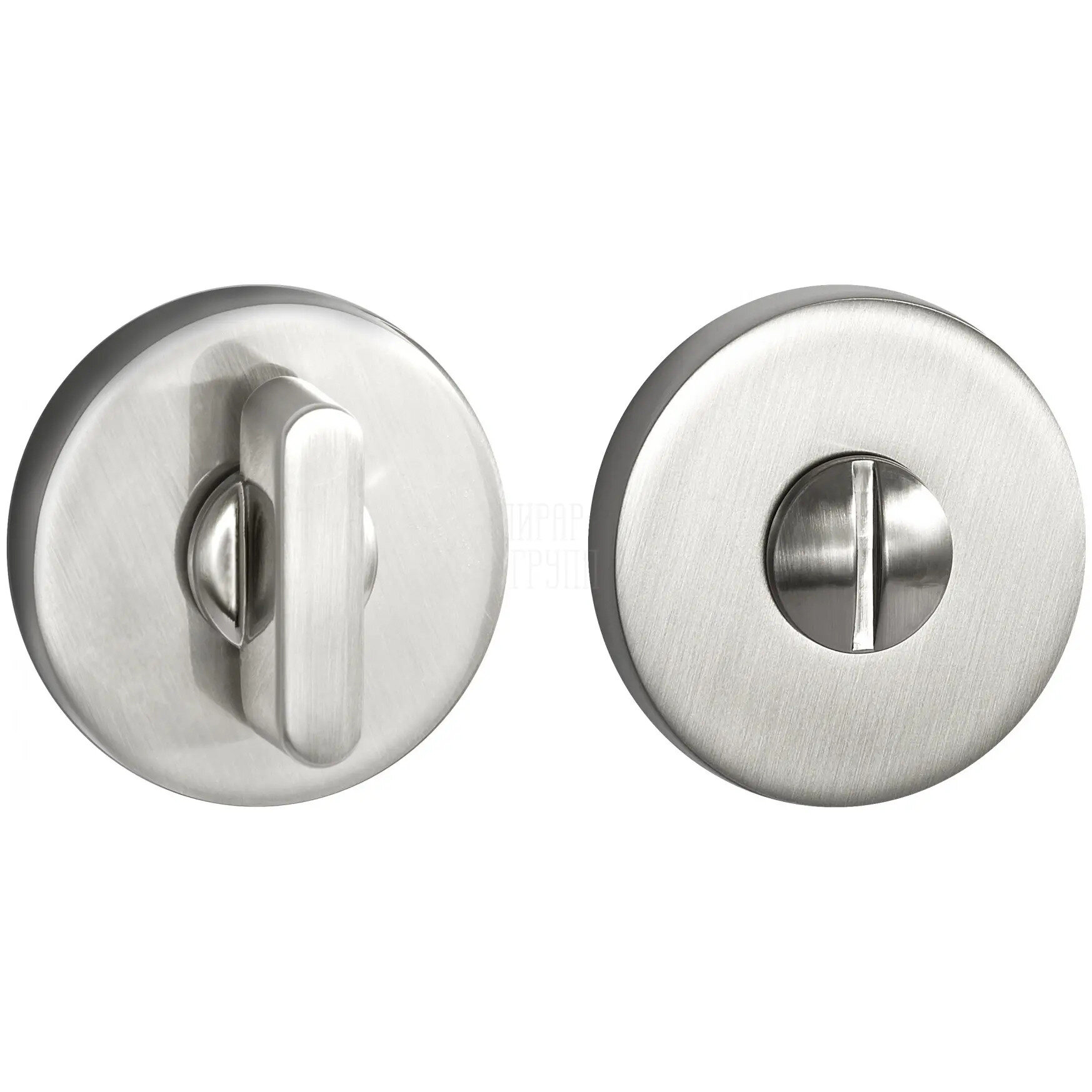 Завертка круглая к ручкам Renz INBK 06 никель матовый