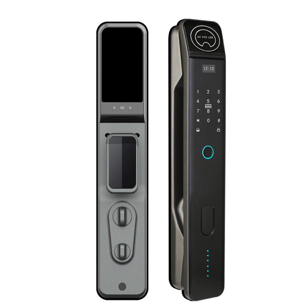 Кастомный русский умный замок 6085, антивандальный дверной умный замок, полностью автоматический, с распознаванием лица, кросс-граничный замок Tuya с отпечатком пальца
