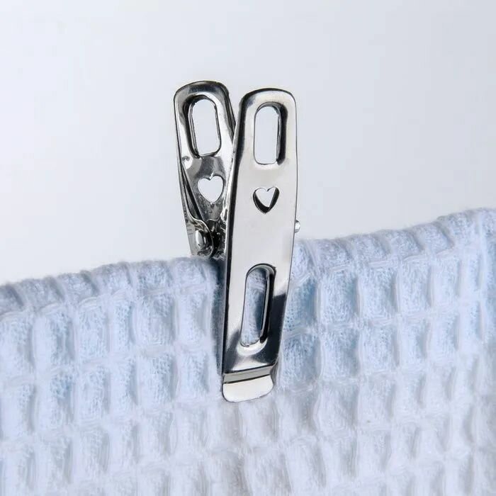 Набор металлических прищепок, 20 шт, 4.5 см, надежные, для тяжелого одеяла и одежды, крепкая фиксация