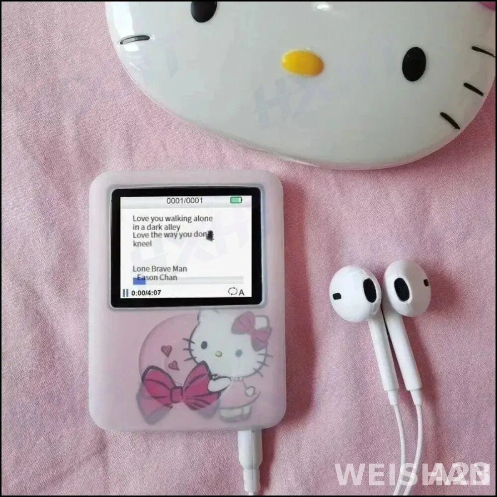 MP3-плеер 128 ГБ, белый, темно-розовый