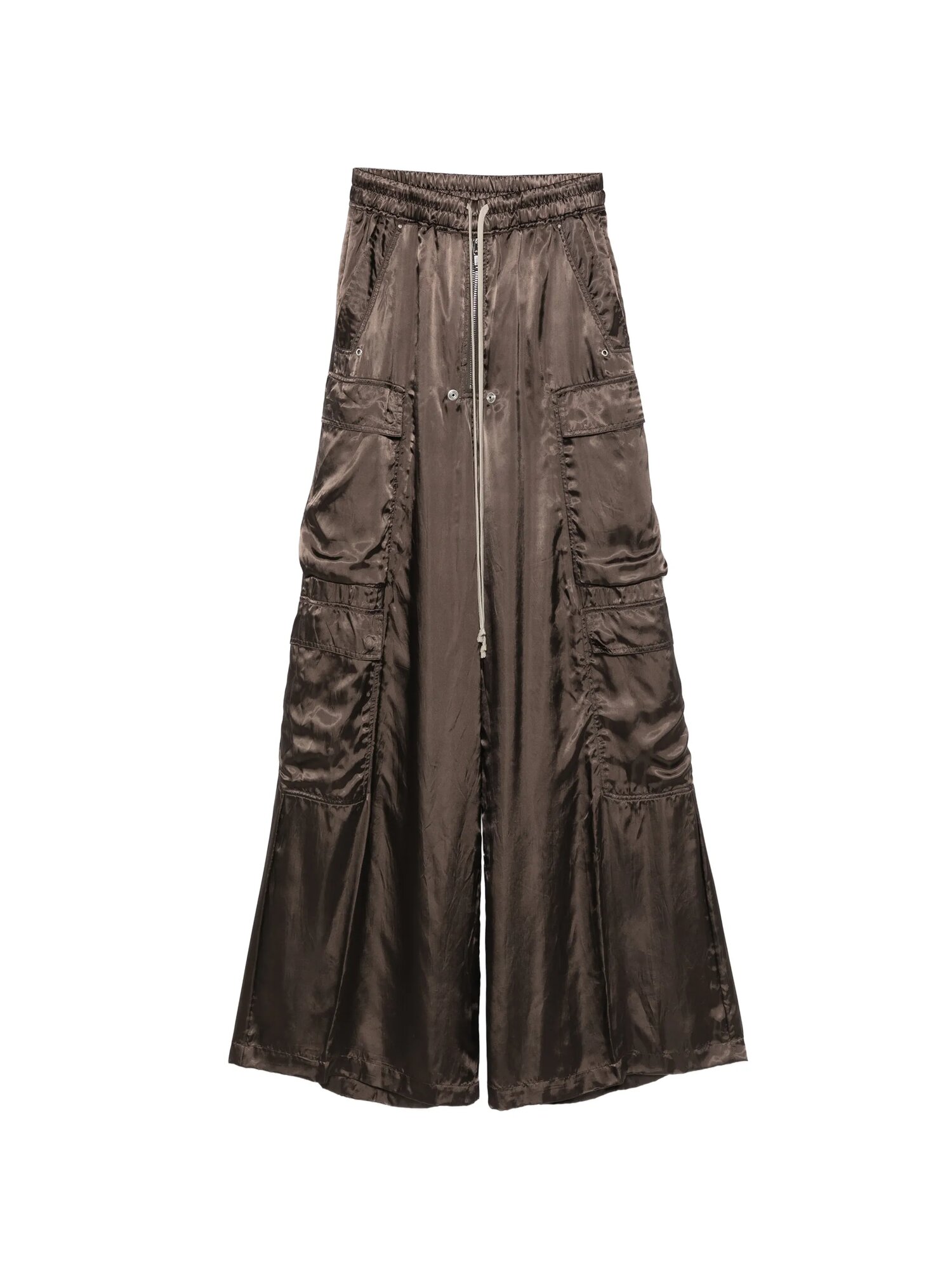 Брюки Cargo drawstring palazzo pants
