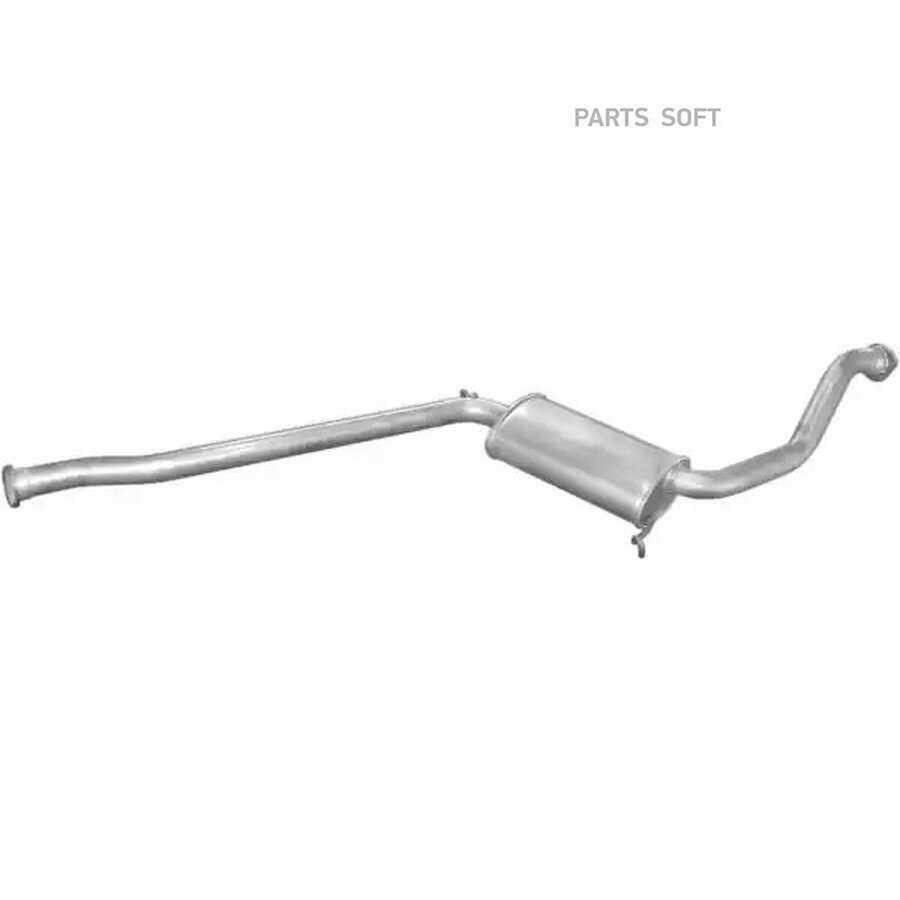 Глушитель средн часть SAAB: 9000 89-98, 9000 хечбэк 89-98 от официального дистрибьютора, POLMOSTROW, артикул 4803