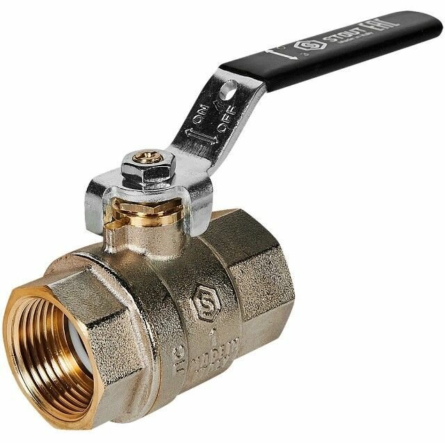 Кран шаровой STOUT полнопроходной ВР/ВР ручка рычаг 1 SVB-0001-200025