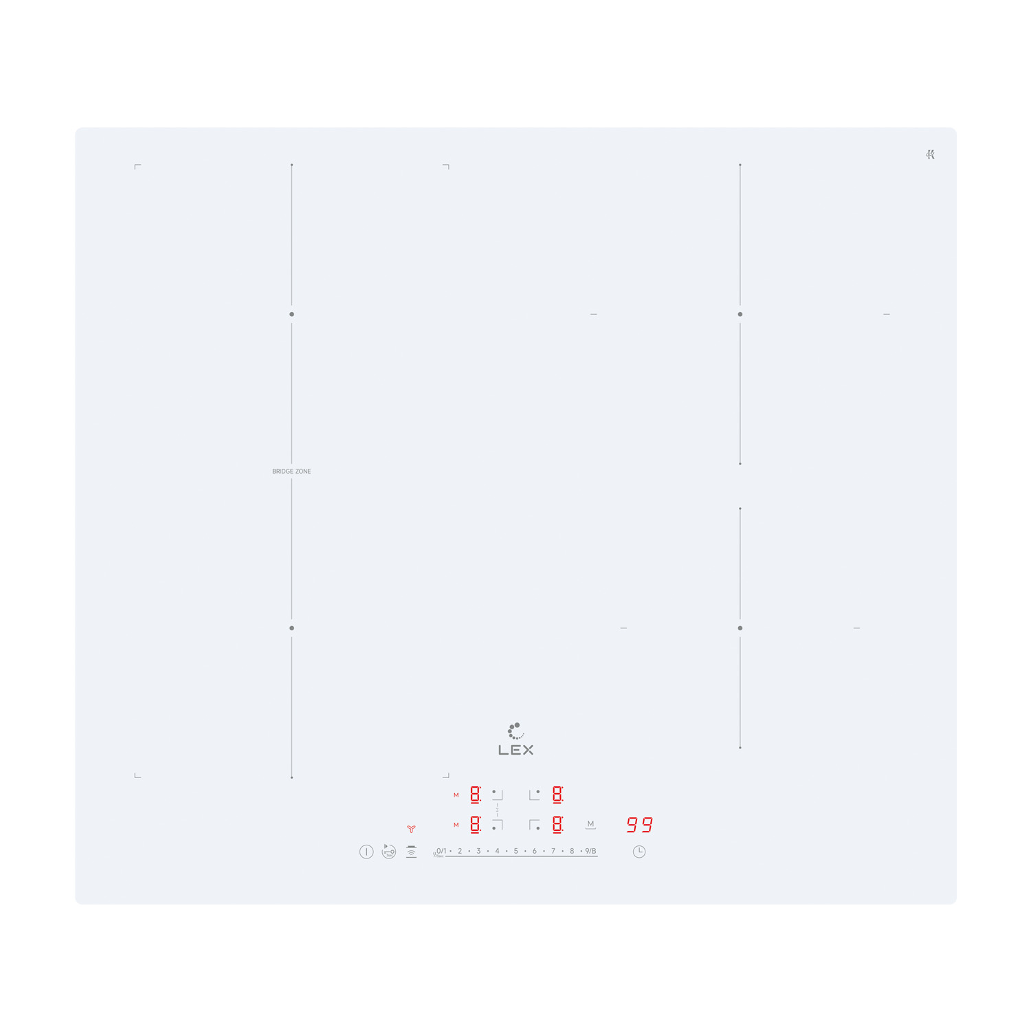 Индукционная варочная панель Lex EVI 641A I WH