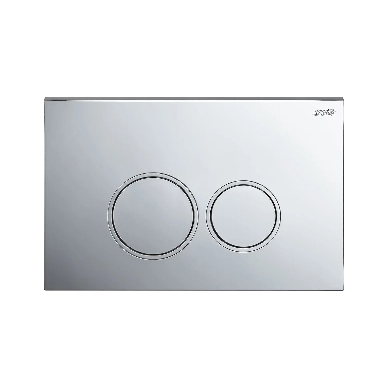 Панель смыва Sapbox 310CH0219 для инсталляции SBOX310 два режима, кольца хром/хром
