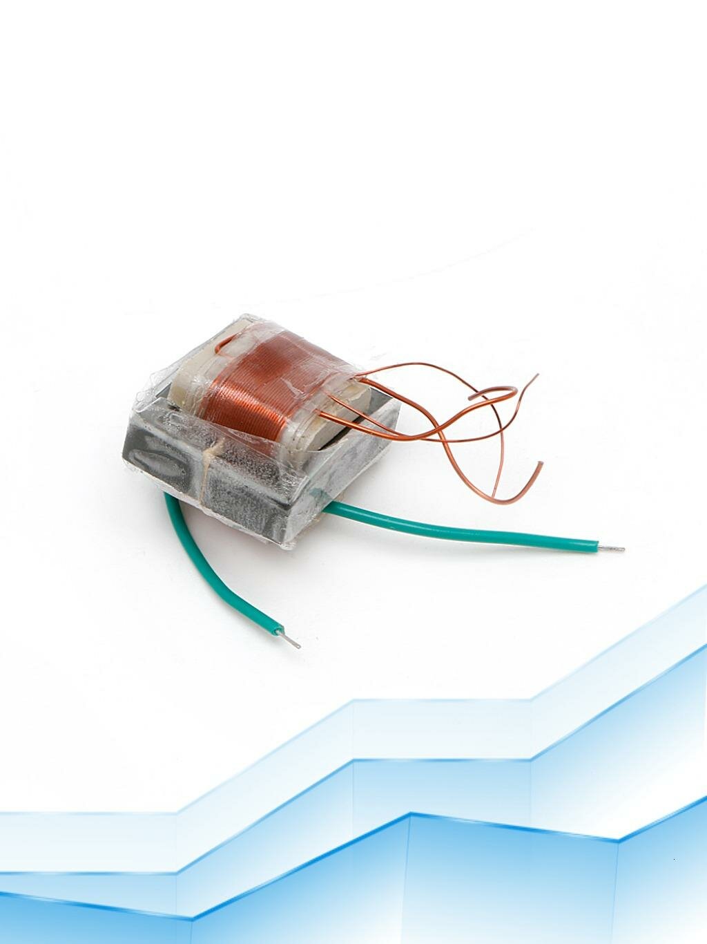 Высокочастотный повышающий трансформатор 10 кВ, Черный