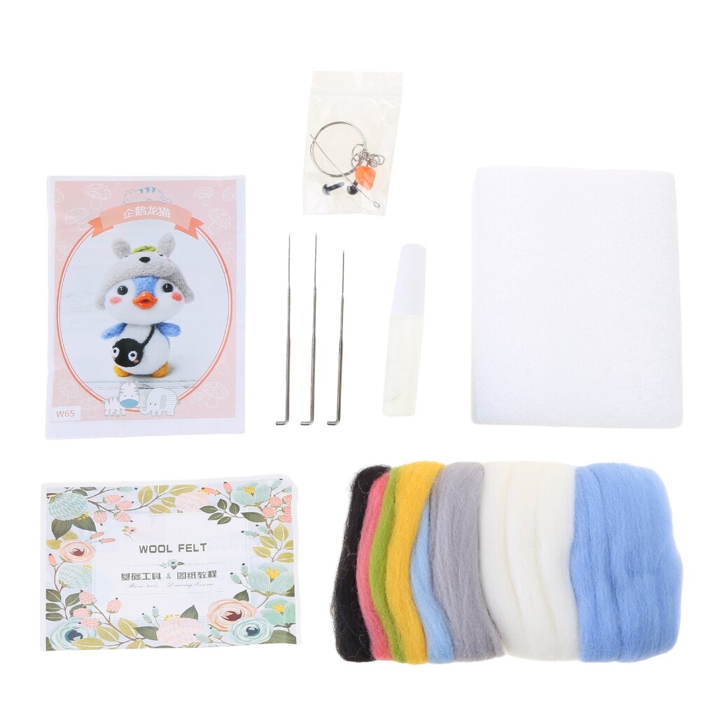 Набор материалов для изготовления поделок из фетра (кукла)-Q Penguin My Neighbor Totoro
