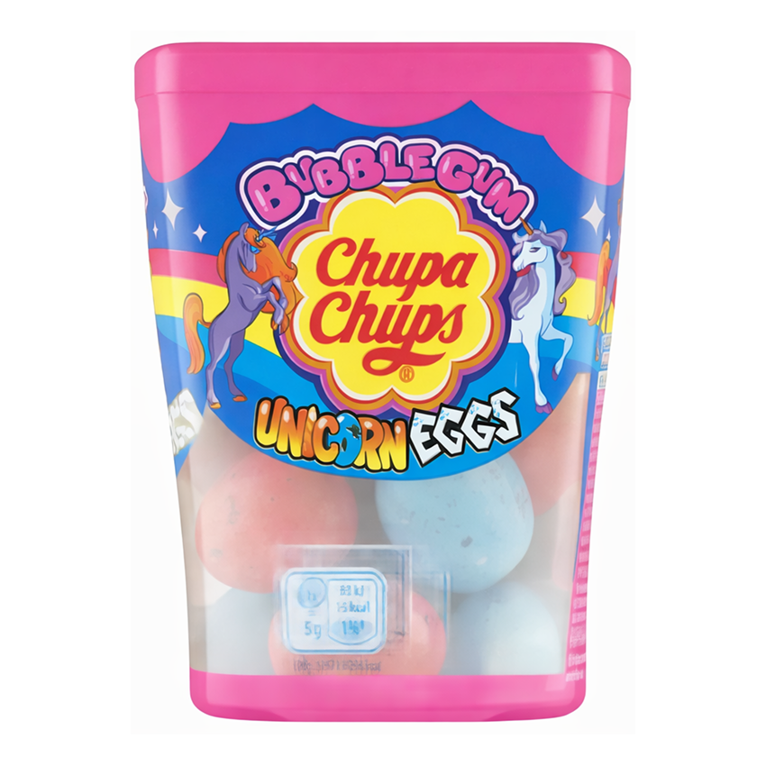 Chupa Chups Unicorn Eggs жев-ая резинка Яйца Единорога 90 гр